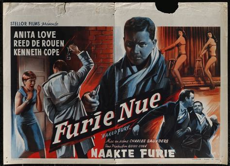 Naked Fury Rare Film Posters