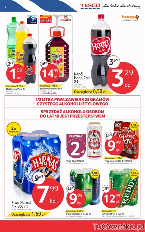 Napoje gazowane Tesco Artykuły spożywcze tuGAZETKA pl