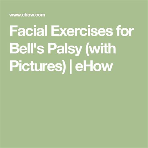 Facial Exercises For Bell S Palsy Mature Tits Moves