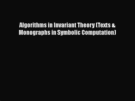 download e book polynomial algorithms in computer algebra texts and monographs in symbolic