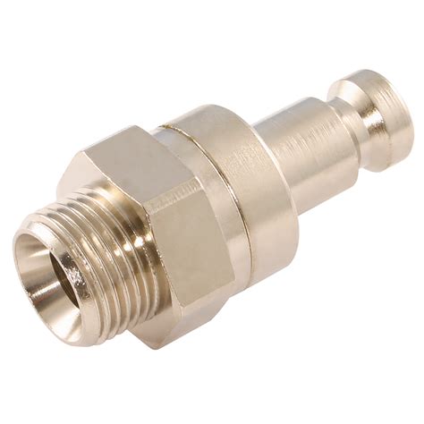 3 8 BSPP Male Valved Plug Shepherd Hydraulics
