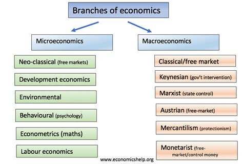Branches Of Economics Economics Help