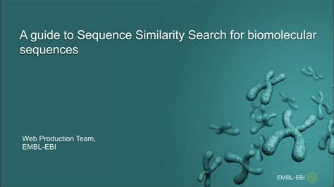 a guide to sequence similarity search for biomolecular sequences youtube