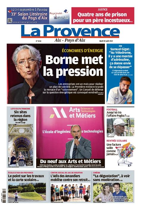 La Provence N20220830 du 30 août 2022 à télécharger sur iPad