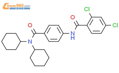 867288 87 7 Benzamide 2 4 Dichloro N 4 Dicyclohexylamino Carbonyl