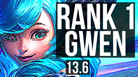 GWEN Vs K SANTE TOP Rank 1 Gwen Rank 6 KR Challenger 13 6
