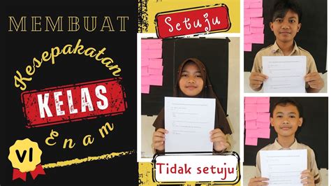 Membuat Kesepakatan Kelas YouTube