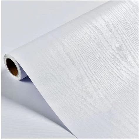 Papel Tapiz Para Pared Autoadherible Papel De Madera Blanco X Cm
