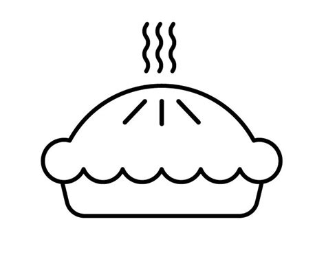 Pie Outline Svg Pie Clipart Pie Svg Png Dxf Pumpkin Pie Svg Pie