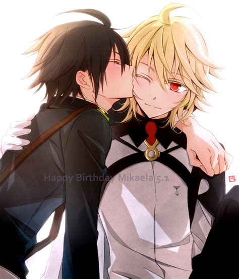 Owari no Seraph Hyakuya Mikaela Yuuichirou Mika x Yuu by 月森うさこ on