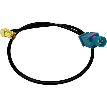 Bingfu Câble Fakra Z Mâle vers SMA Mâle Adaptateur Antenne Véhicule