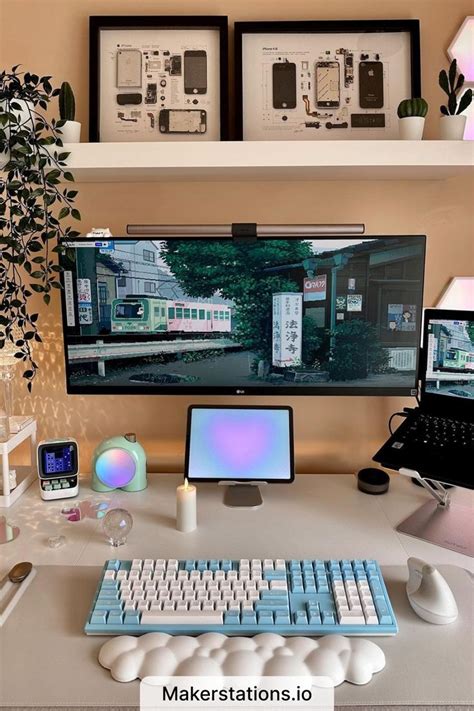 A Cute And Cosy WFH Coding Setup Home Office Setup Home Office Set