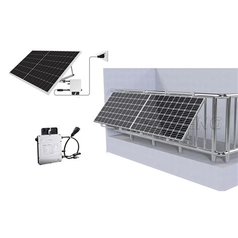 All In One Design Plug And Play Solar Kit Balcony Panel Solar On Grid