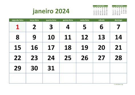 Calendário 2024 WikiDates org