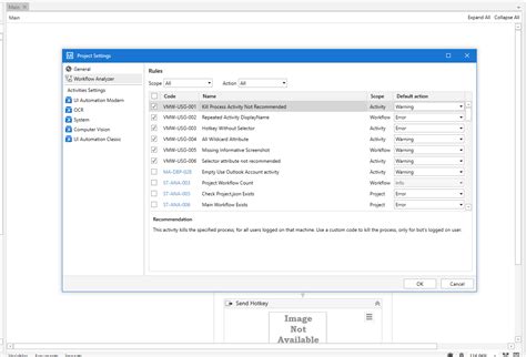 Vmware Custom Workflow Analyzer Rules Rpa Component Uipath