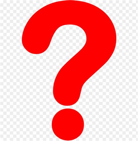 Red Question Mark Png PNG Image With Transparent Background TOPpng