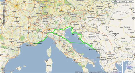 Carte France Italie Vacances Guide Voyage