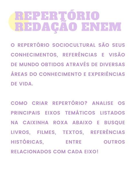 Repertório Redação Enem 2022 Redação