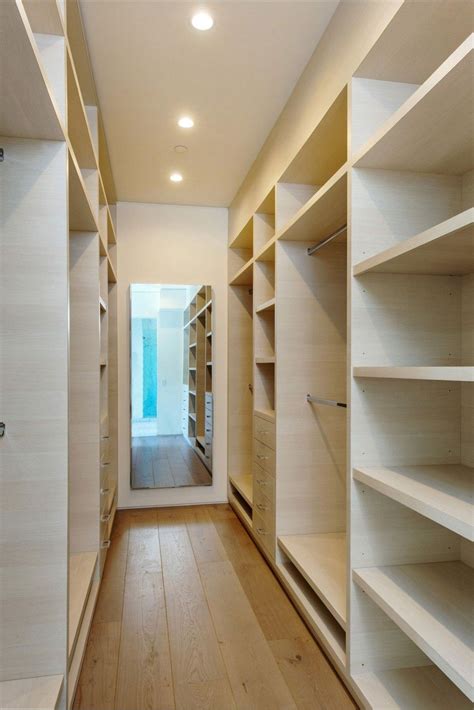 Narrow Walk In Closet Small Master Closet Master Bedroom Closet Tiny