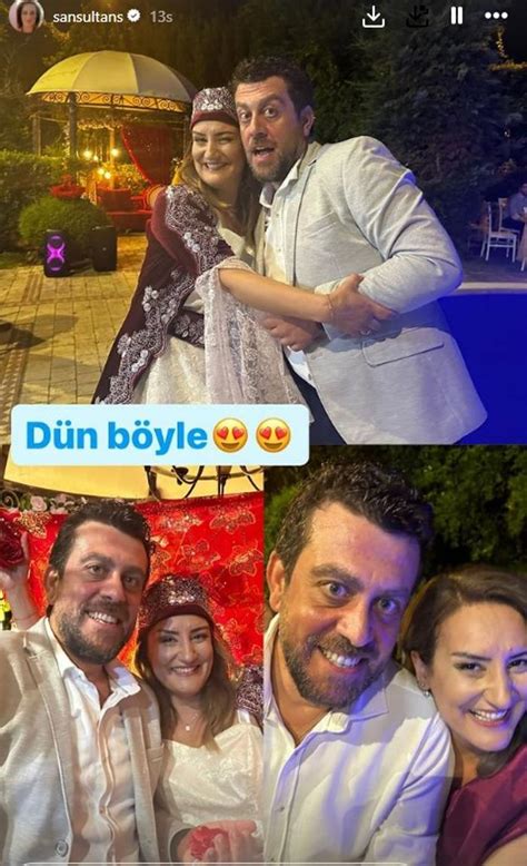 Hasan Can Kaya nın eski sevgilisi Sultan San evlendi Güldür Güldür