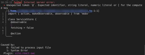 Unexpected Token Expected Identifier String Literal Numeric