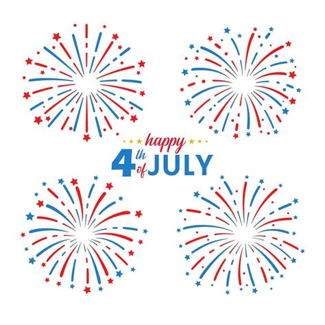 The 4 Th Of July American Flag Fireworks For Celebrating America