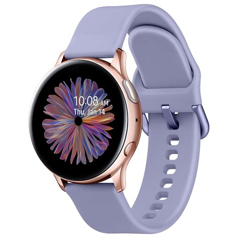Samsung Galaxy Watch Active 2 40 Mm Aluminium Rose Or Montre