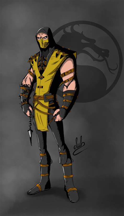 SCORPION MKX By Dubcarnage On DeviantArt Mortal Kombat Art Sub