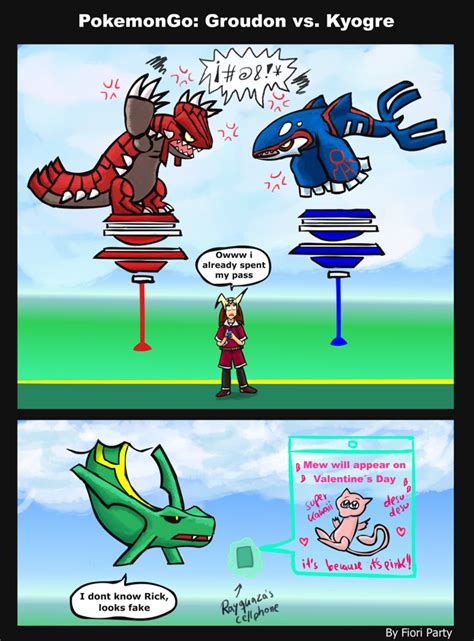 Comic Pokemongo Groudon Vs Kyogre English