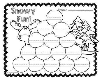 Snowball Writing Center By Just A Simple Teacher TPT