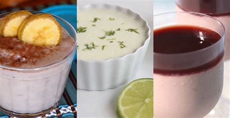Chuva de sobremesas fit 3 receitas de mousse saudáveis para se