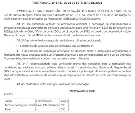 Concurso INSS Convocação de 250 excedentes Nova ConcursosNova Concursos