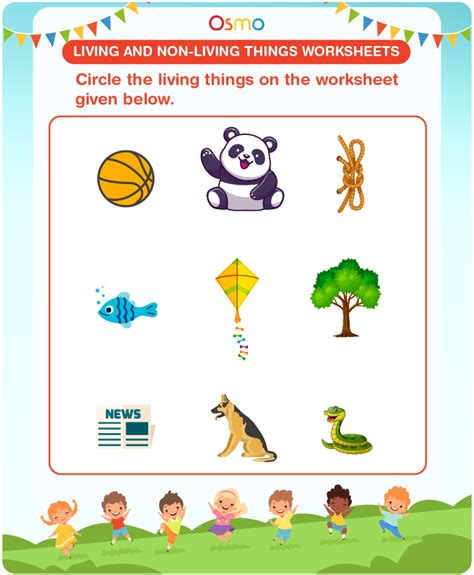 Living Vs Non Living Things Worksheet