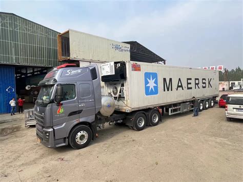 3 4 Axle 20ft 40ft Slider Extendable Gooseneck Skeleton Drawbar Tri