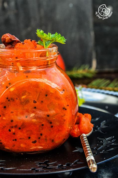 Tamatar Ki Chutney Recipe Tomato Chutney North Indian Style My