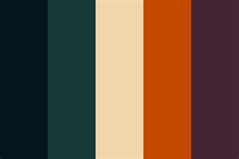 Dark Fall Night Color Palette