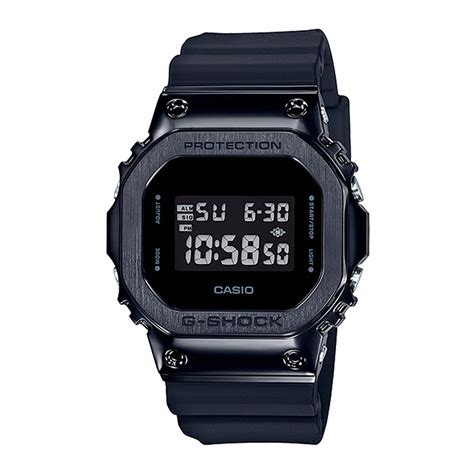 Reloj G SHOCK GM 5600B 1DR Resina Acero Hombre Negro Btime