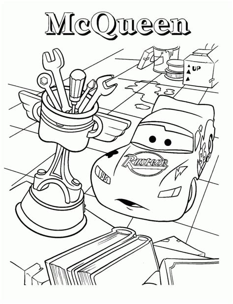 Desenhos de Relâmpago Mcqueen 10 para Colorir e Imprimir