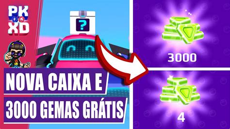 PK XD NOVA CAIXA SECRETA E 3000 GEMAS GRÁTIS TOTAIS 8 FADAS GRÁTIS