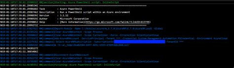 the term is not recognized as the name of a cmdlet error thrown in azure powershell step