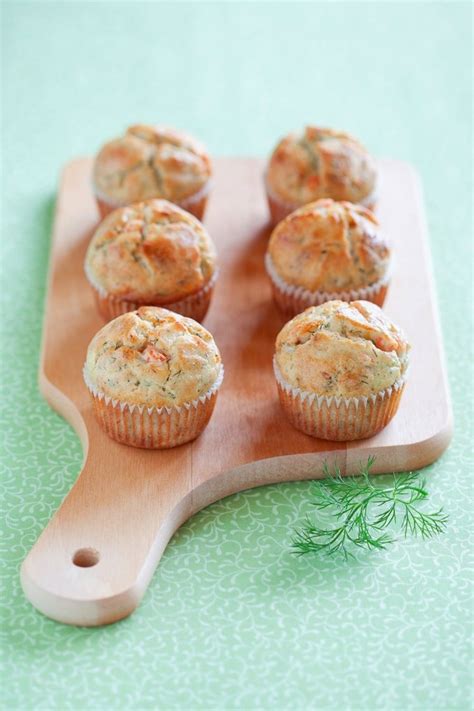 Recette Petits Cakes Au Saumon Fum Et L Aneth Marie Claire
