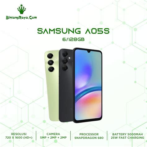 Jual HANDPHONE HP SAMSUNG GALAXY A05S 6 128GB SNAPDRAGON 680 50MP