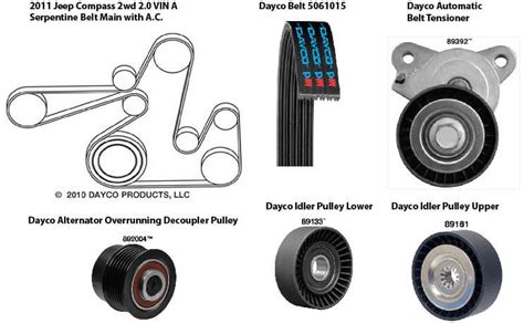 2011 Jeep Compass 2 0 Serpentine Belt Diagram With AC Ricks Free Auto