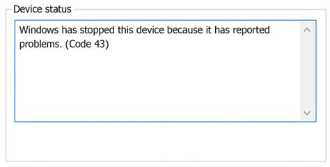 how to fix code 43 errors in windows