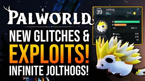 Palworld 3 GLITCHES Infinite Jolthog Pal Glitch PATCH 0 1 4 0