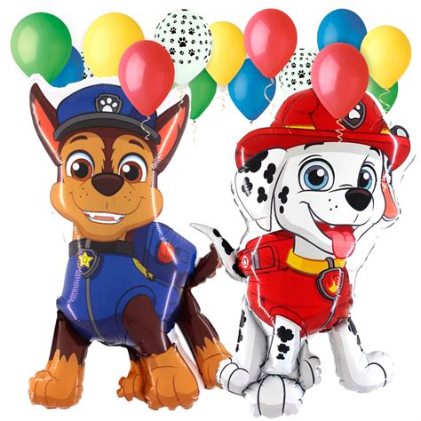 Zestaw Psi Patrol Chase Marshall balony 6 Urodziny porównaj ceny