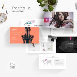 Freepiker Portfolio Google Slide Template