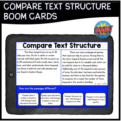 Compare And Contrast Text Structure