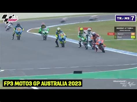 Hasil Latihan Bebas 3 Moto3 Australia 2023 Fp3 Moto3 Australia Hari