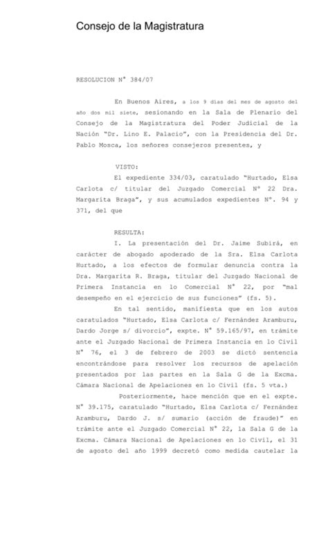 Consejo de la Magistratura Poder Judicial de la Nación